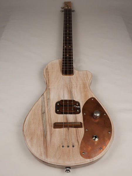 Solid Body 3 String Electric Single Cutaway Guitar SB-57 Handmade ...